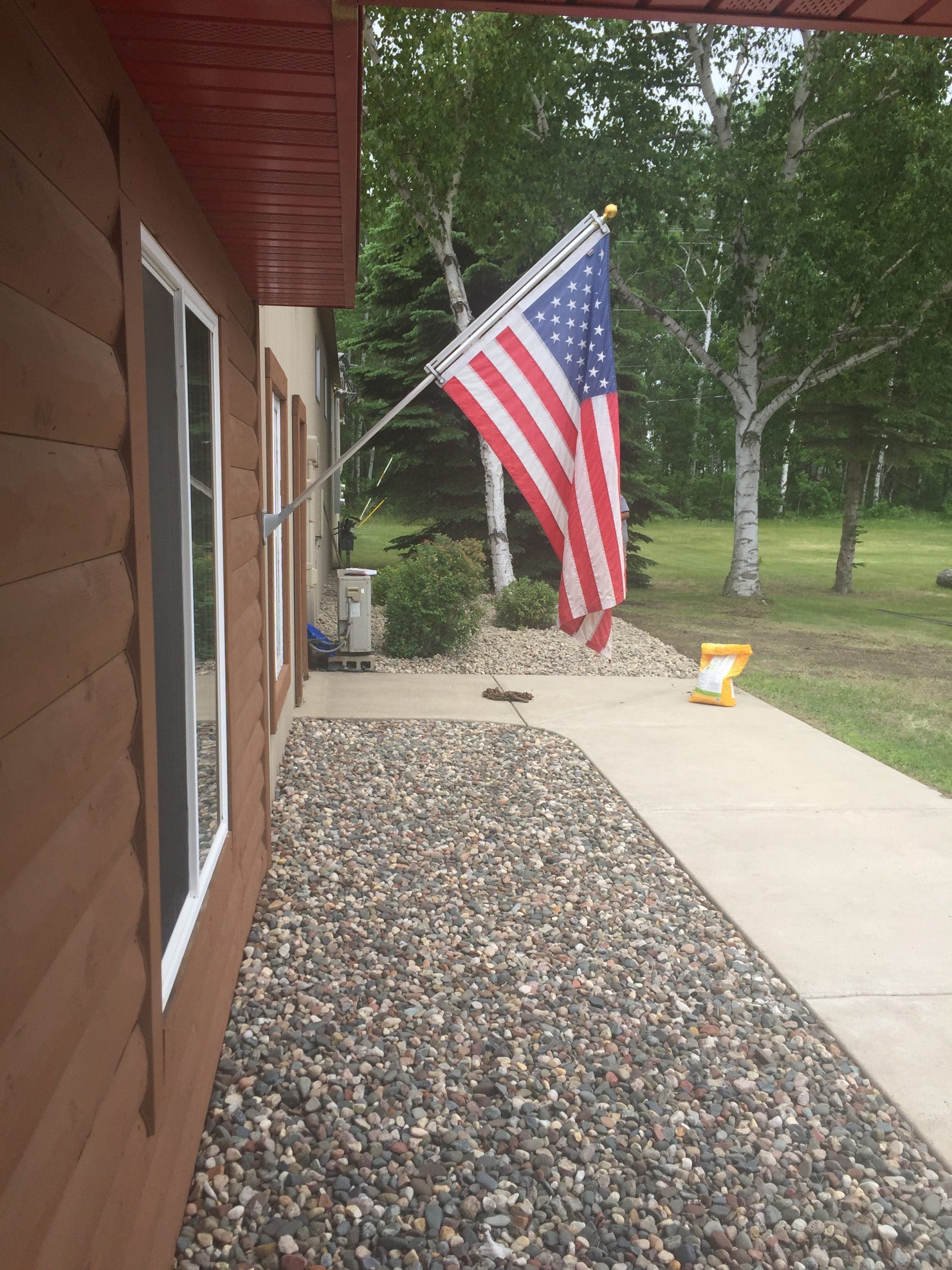 6' Sturdy Wall Mount Flagpole | Falls Flag Source